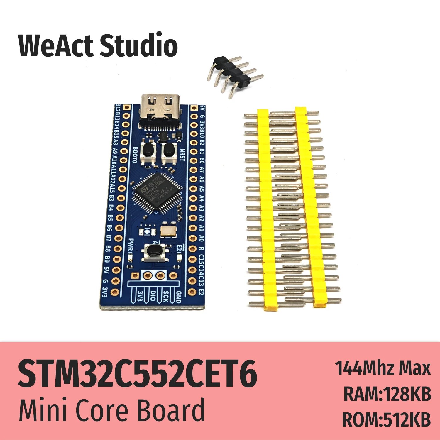 Мини-плата WeAct STM32C552CET6 STM32C5 — фото 1