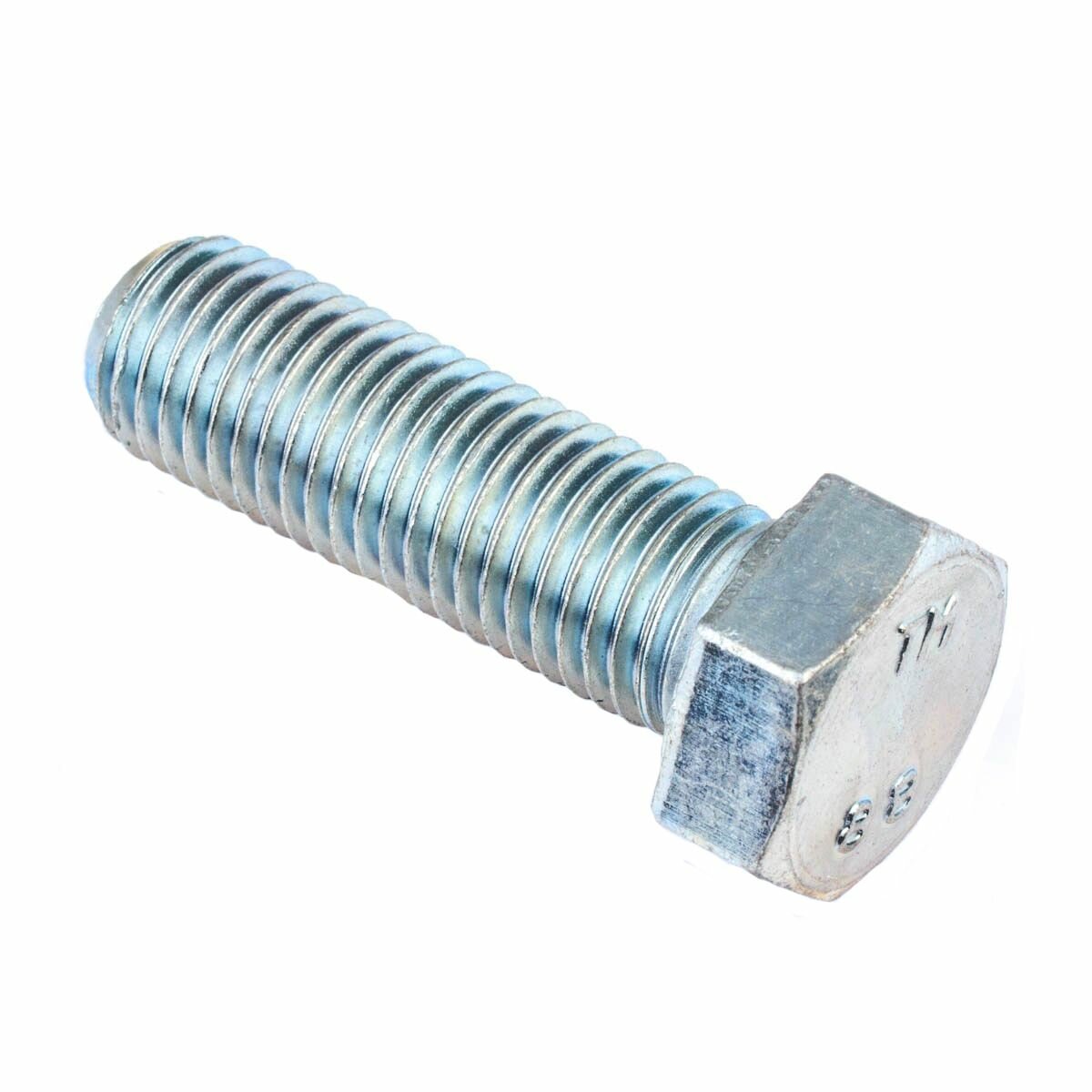 Болт DIN 933 М16x50 белый цинк (2 шт) Стройбат