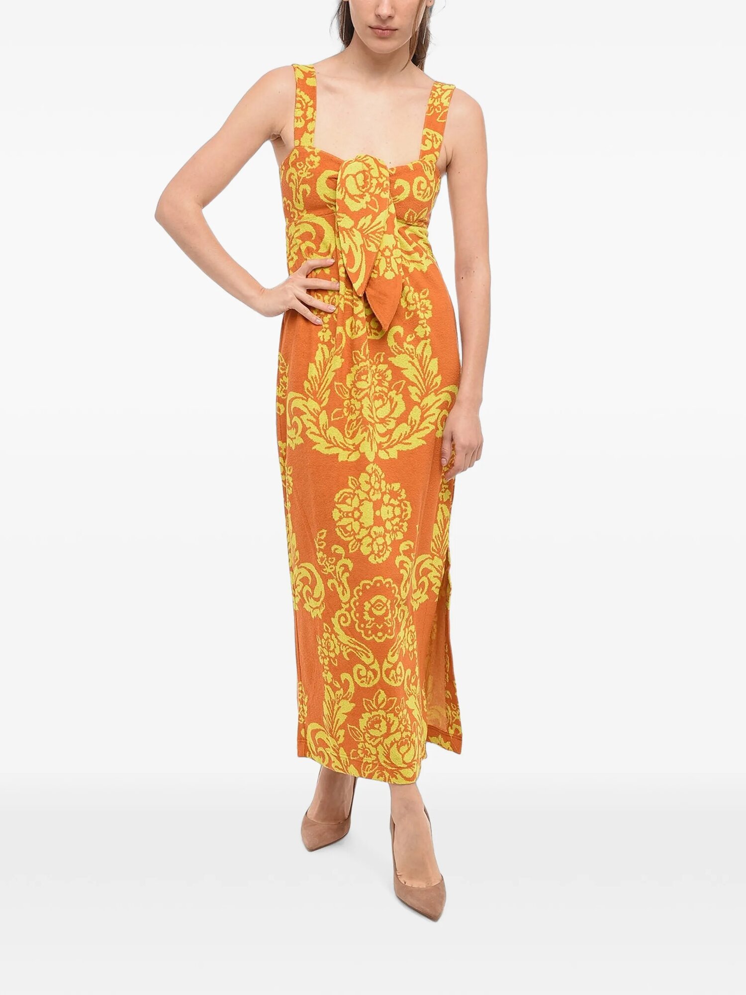 Платье Alby floral-print midi dress