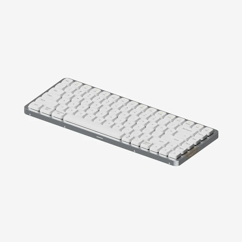 Беспроводная низкопрофильная клавиатура Lofree FLOW 84 White with Ghost Switches (RU/EN)
