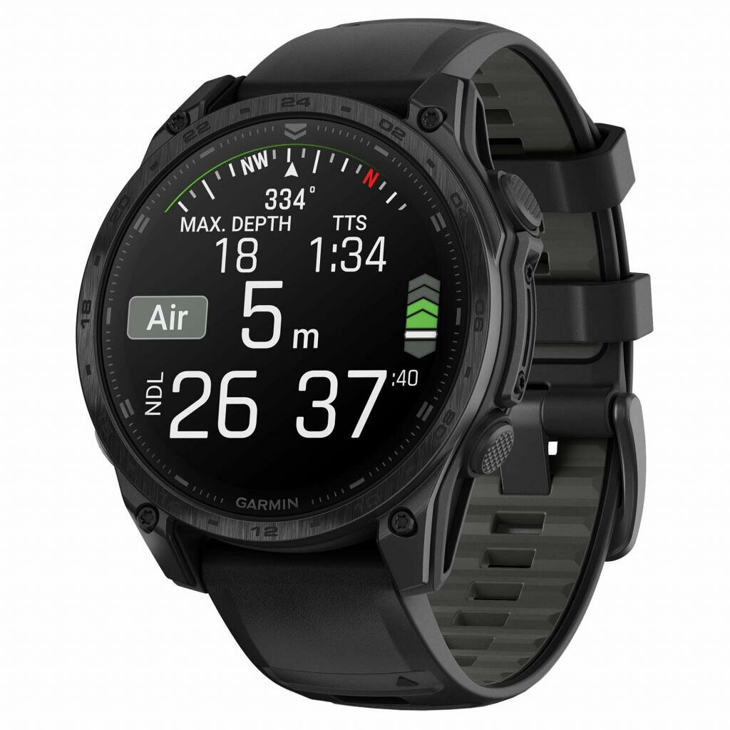 Часы Garmin Tactix 8 Amoled Sapphire, 47mm, Black (010-03405-01)
