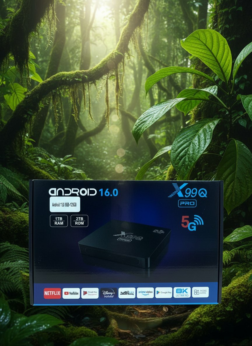 Смарт ТВ приставка для телевизора TV 12K X99Q Pro Wi-Fi 8/128 ГБ Андроид 13 12K , медиаплеер для цифрового ТВ с пультом