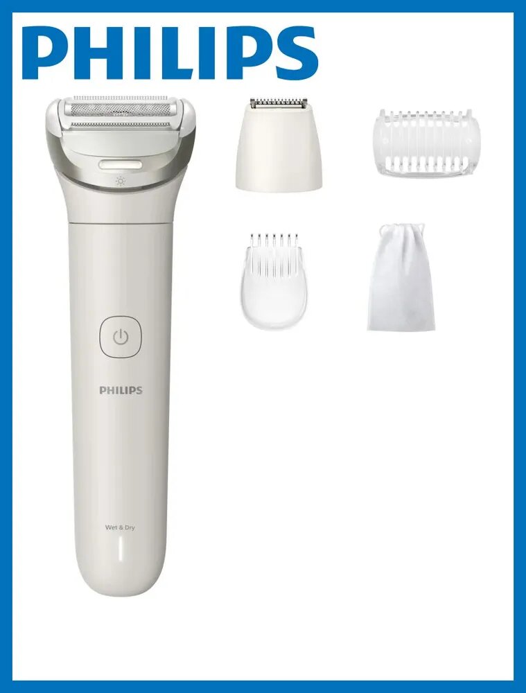 Philips Электробритва Lady Shaver BRL147/00 series 8000, серый