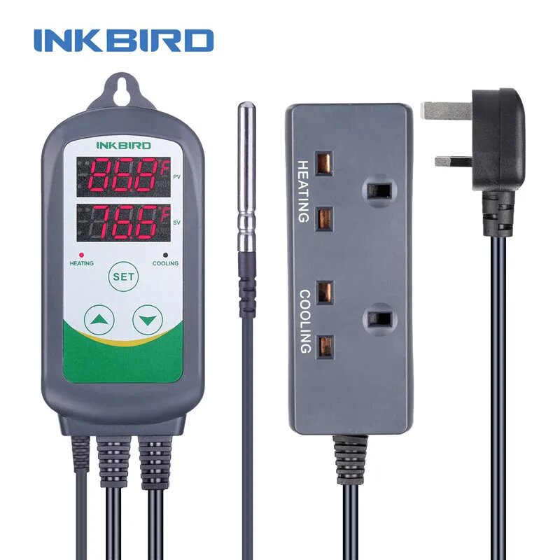 INKBIRD ITC-308, регулятор температуры с UK socket