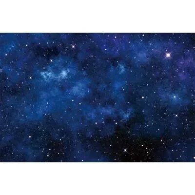 MOON.QG виниловый фон темно-синее звездное небо Синий, 120x80cm, THXY00330