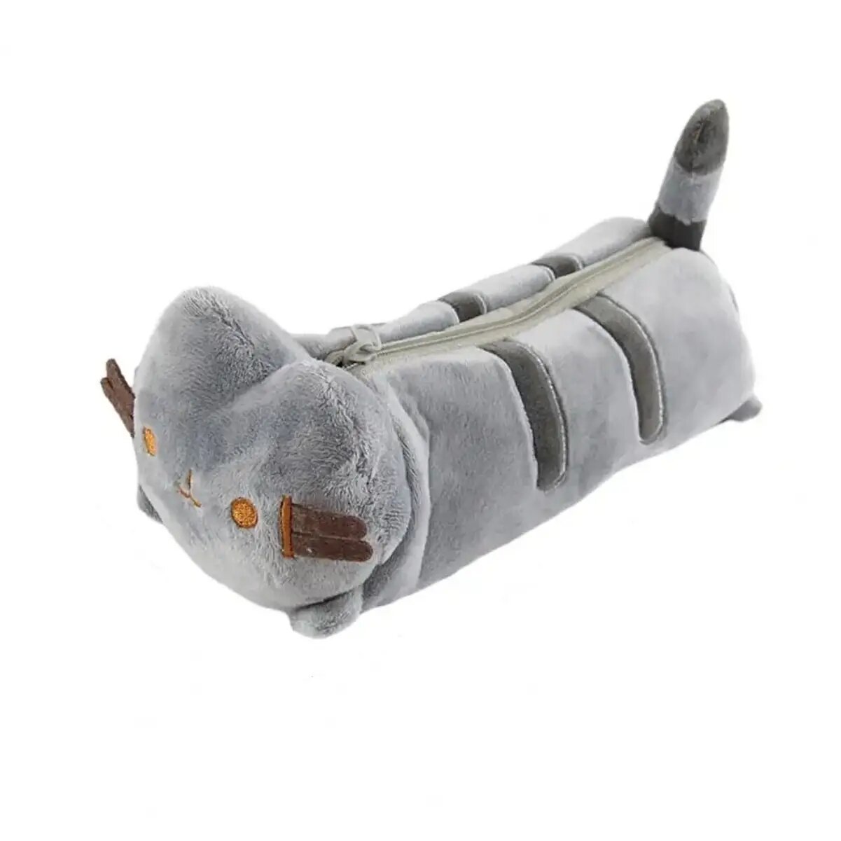 Пенал-косметичка мягкий Pusheen "Кот Пушин", плюш, темно-серый