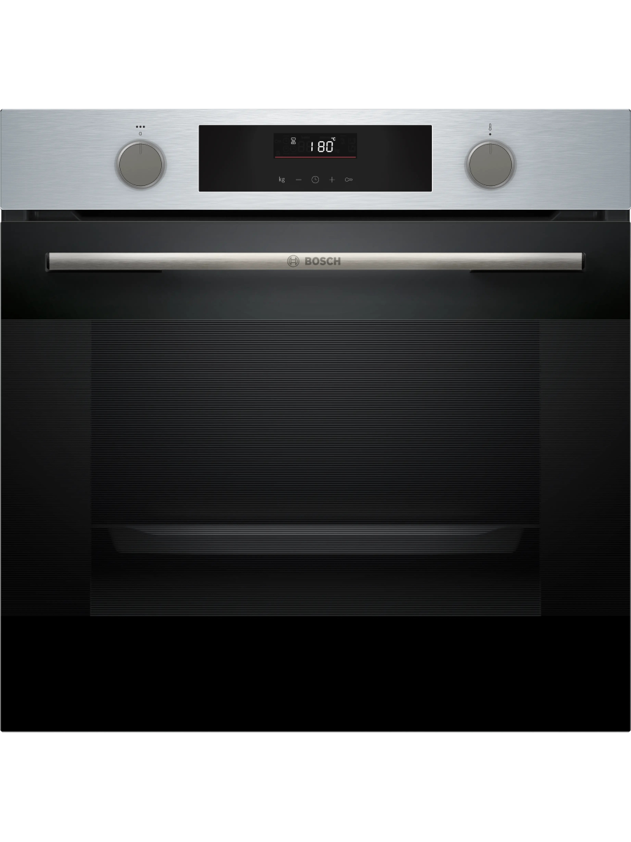 Духовой шкаф электрический Bosch Serie 4 HUA736ER0, 76л, 8 программ, нержавеющая сталь