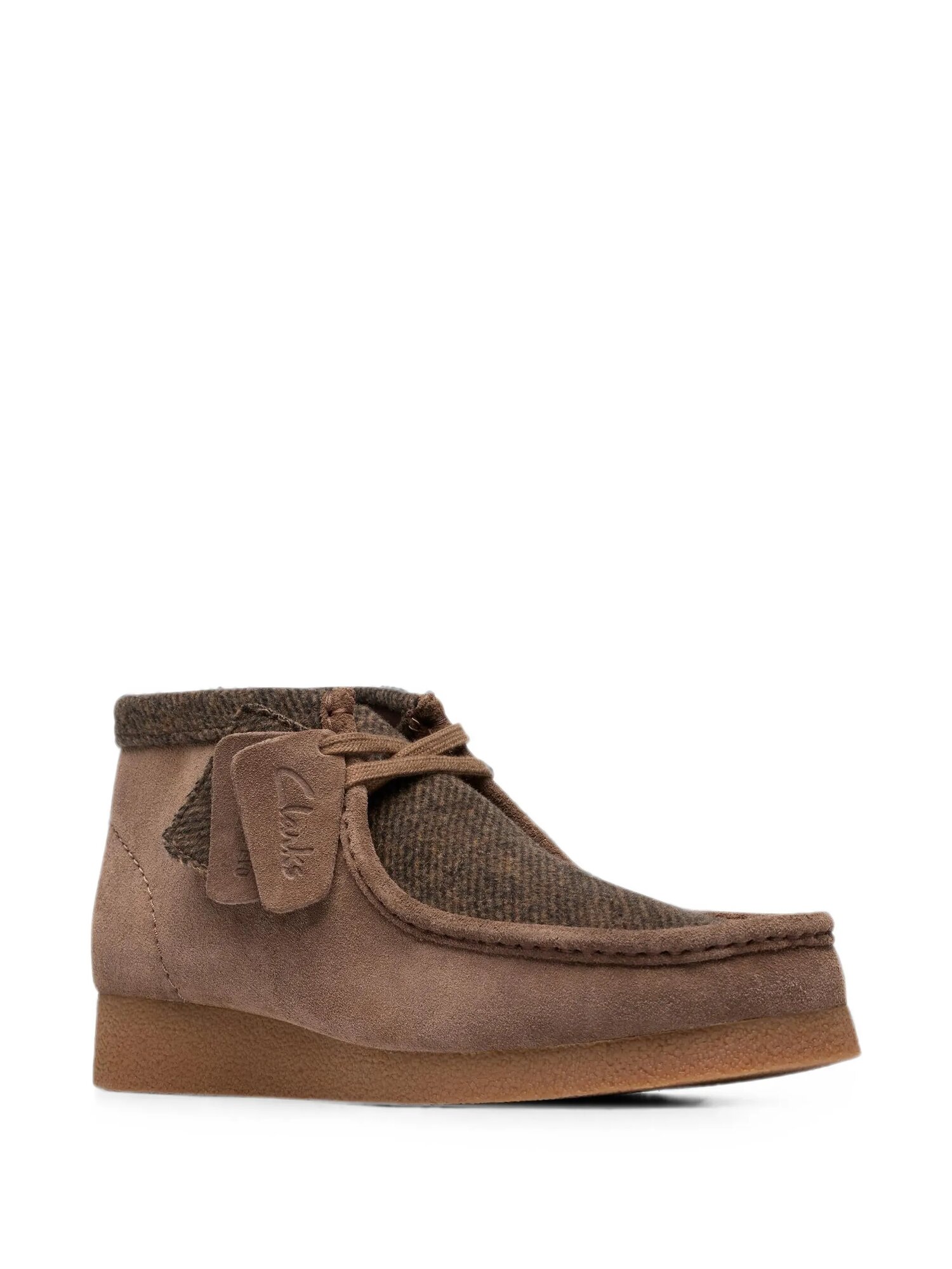 Ботинки Clarks ORIGINALs Wallabee Evo suede ankle boots, размер 11 — фото 1
