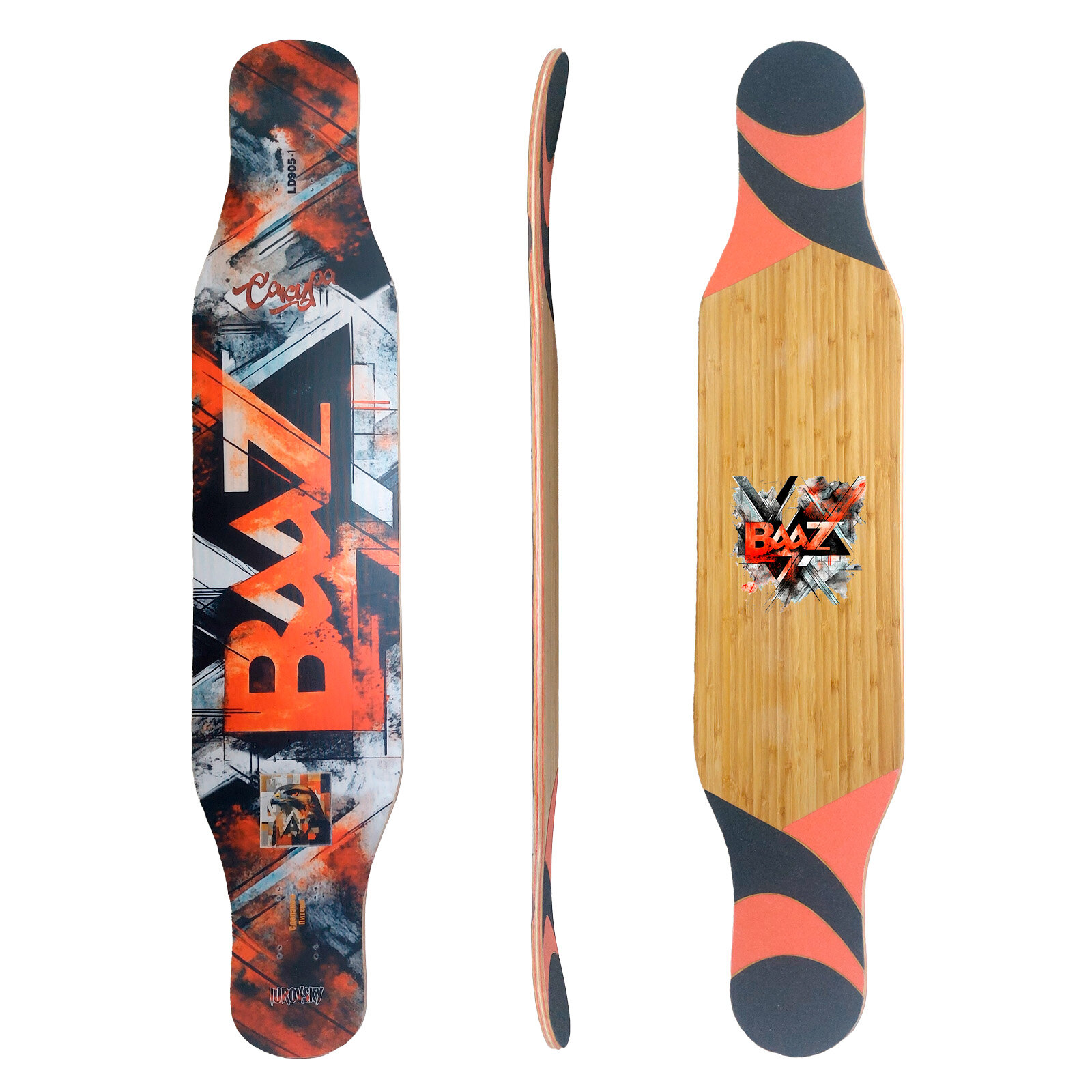 Дека лонгборд Sakura BAAZ PRO 46/117см 2026