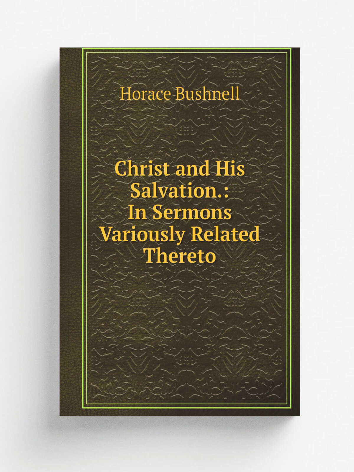 Christ and His Salvation: In Sermons Variously Related Thereto