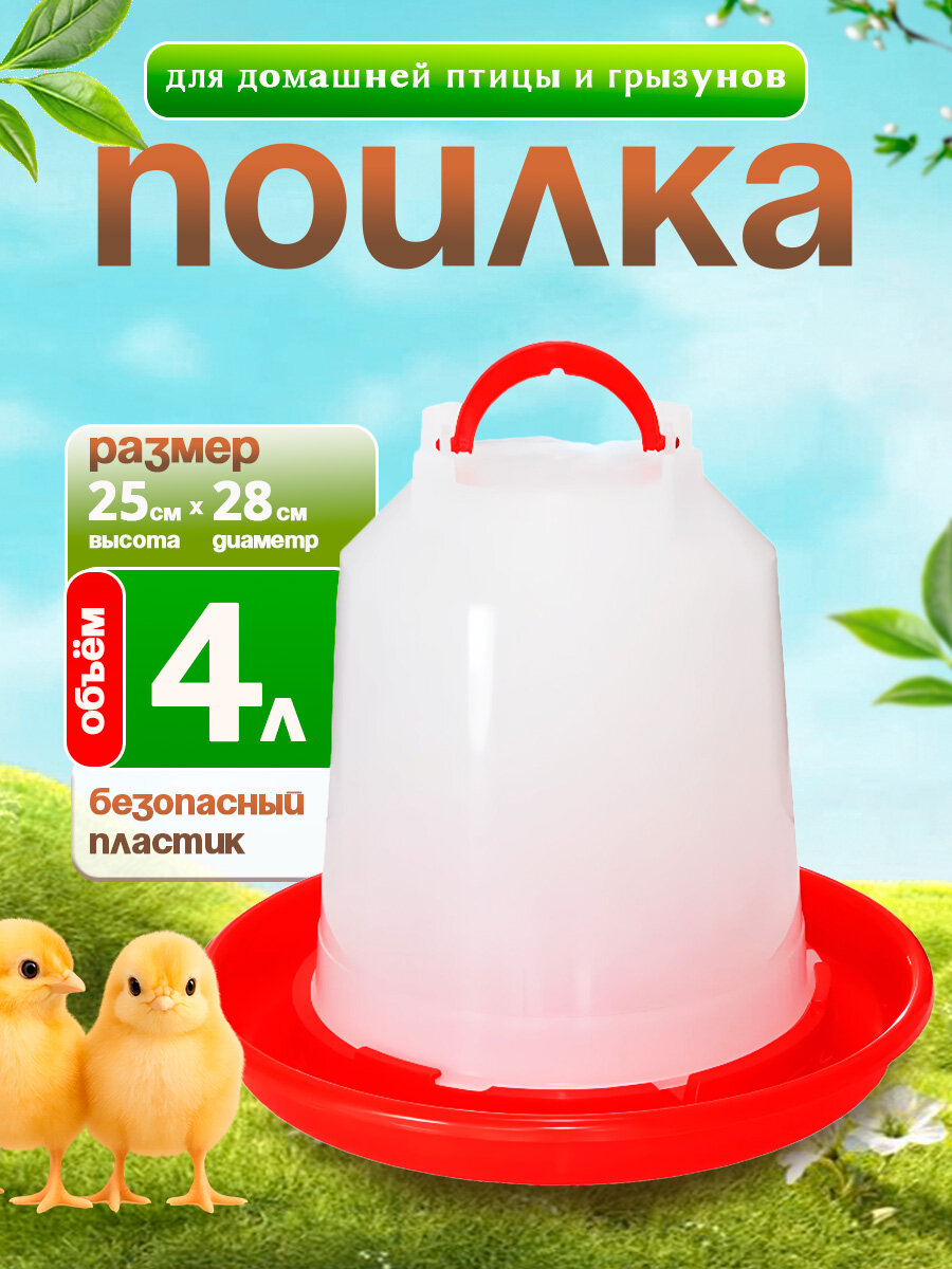 Поилка для птиц подвесная