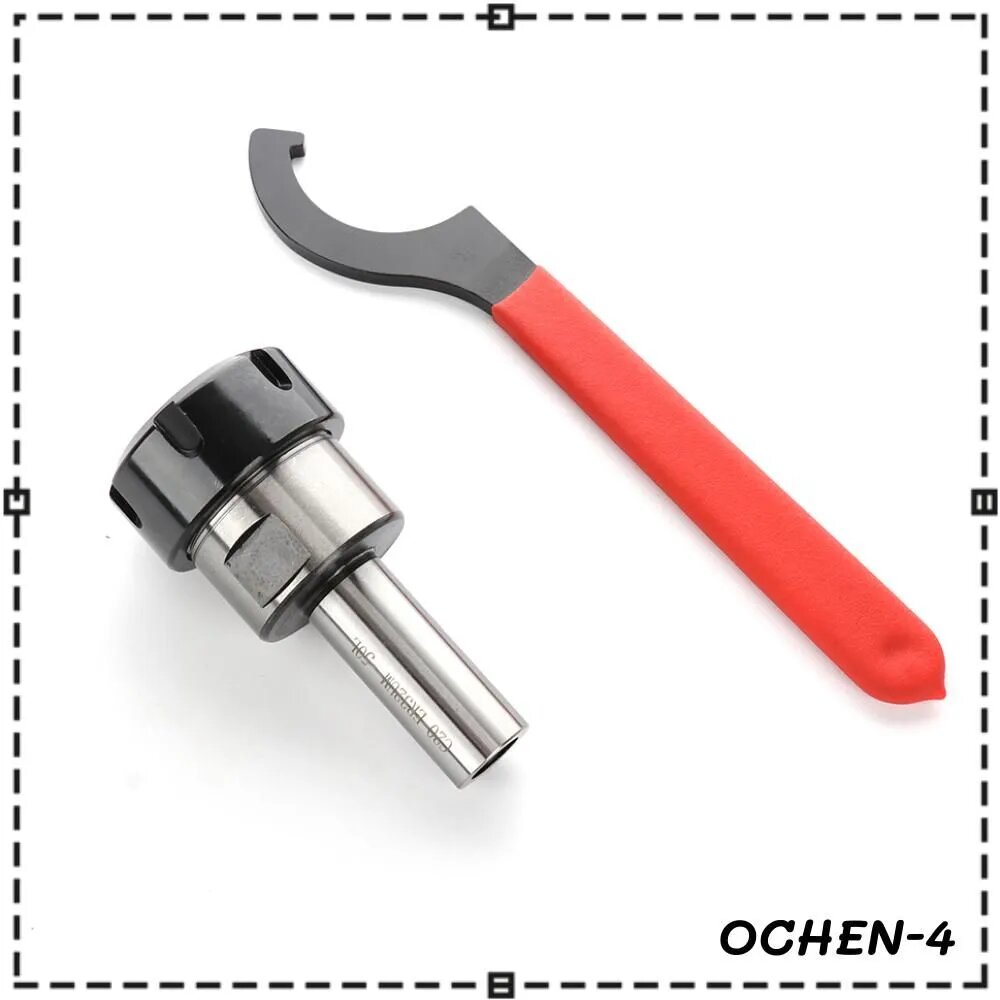 C20-ER32-50L, износостойкий CNC патрон и ER32 ключ, для профессиональных токарей и станочных мастеров