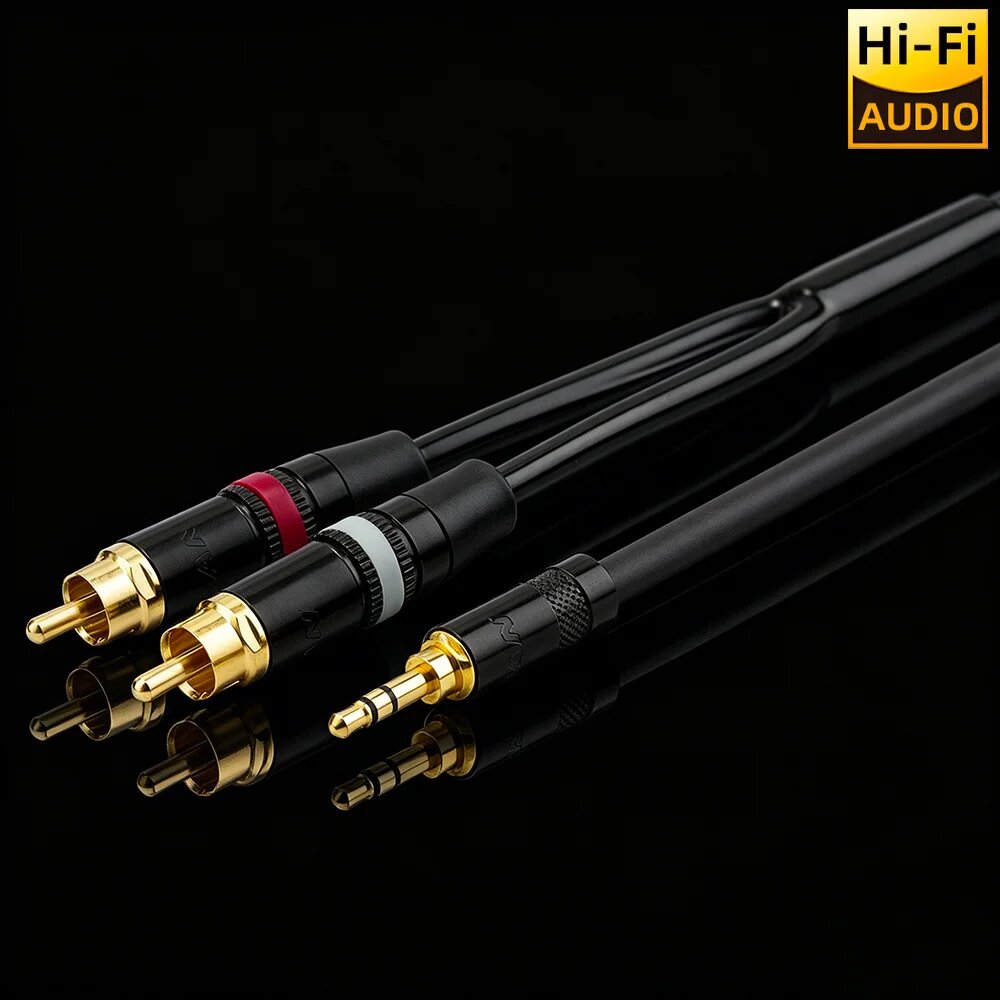Mogami 2549 аудиокабель 3.5 мм на 2RCA 0.5m