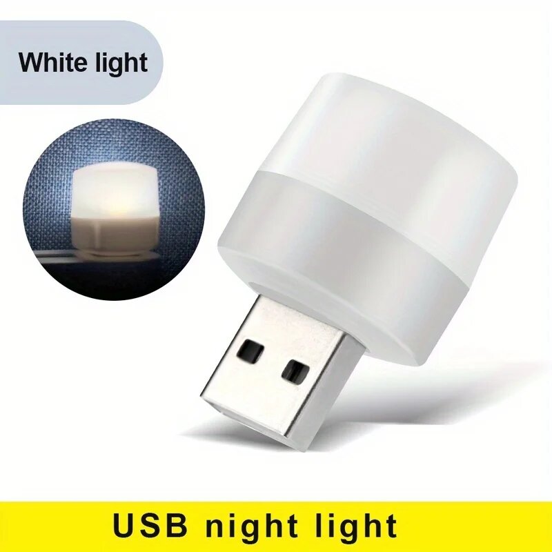 USB Ночник Белый, White light