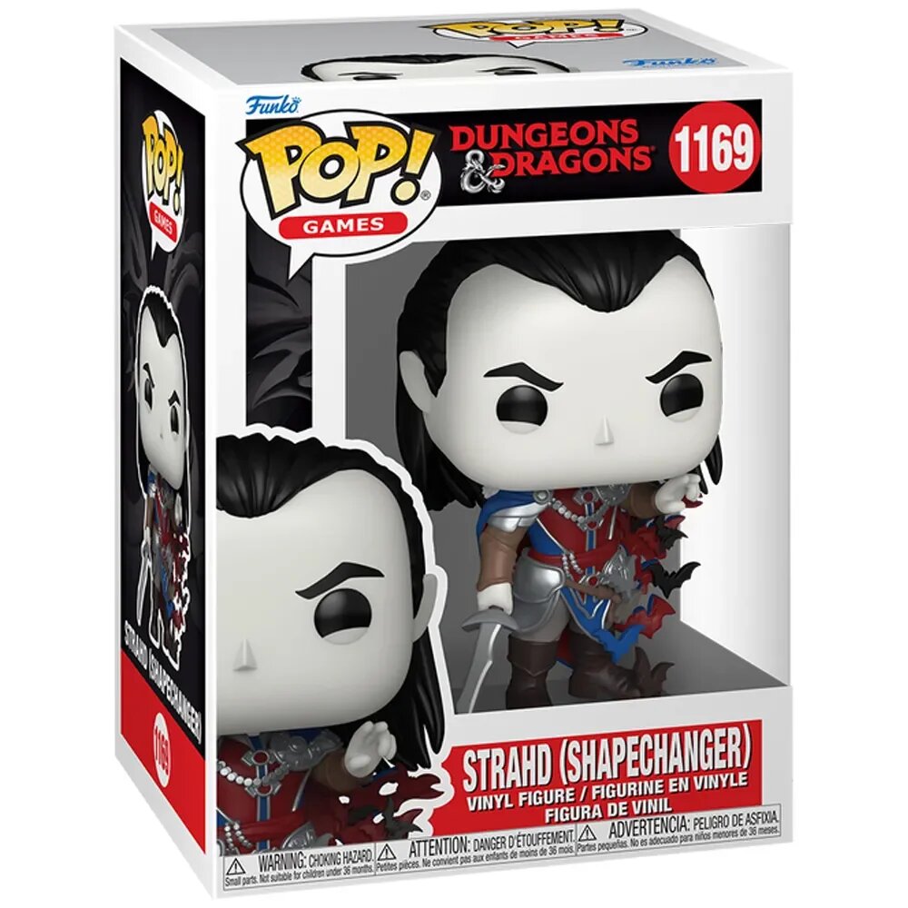 Фигурка Funko POP! Games: Dungeons Dragons - Страд фон Зарович (Оборотень) №1169 (Strahd) Белый