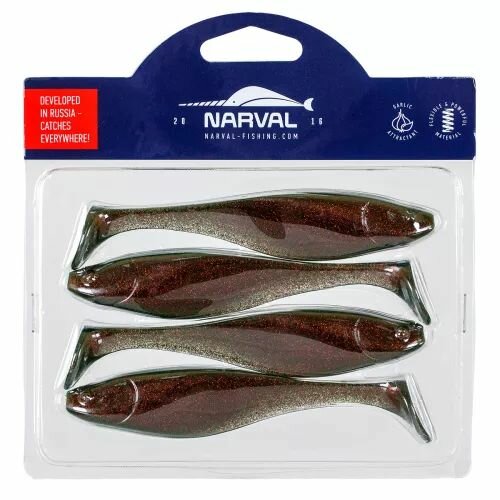 Силиконовая приманка Narval Commander Shad 12cm #058 4шт.