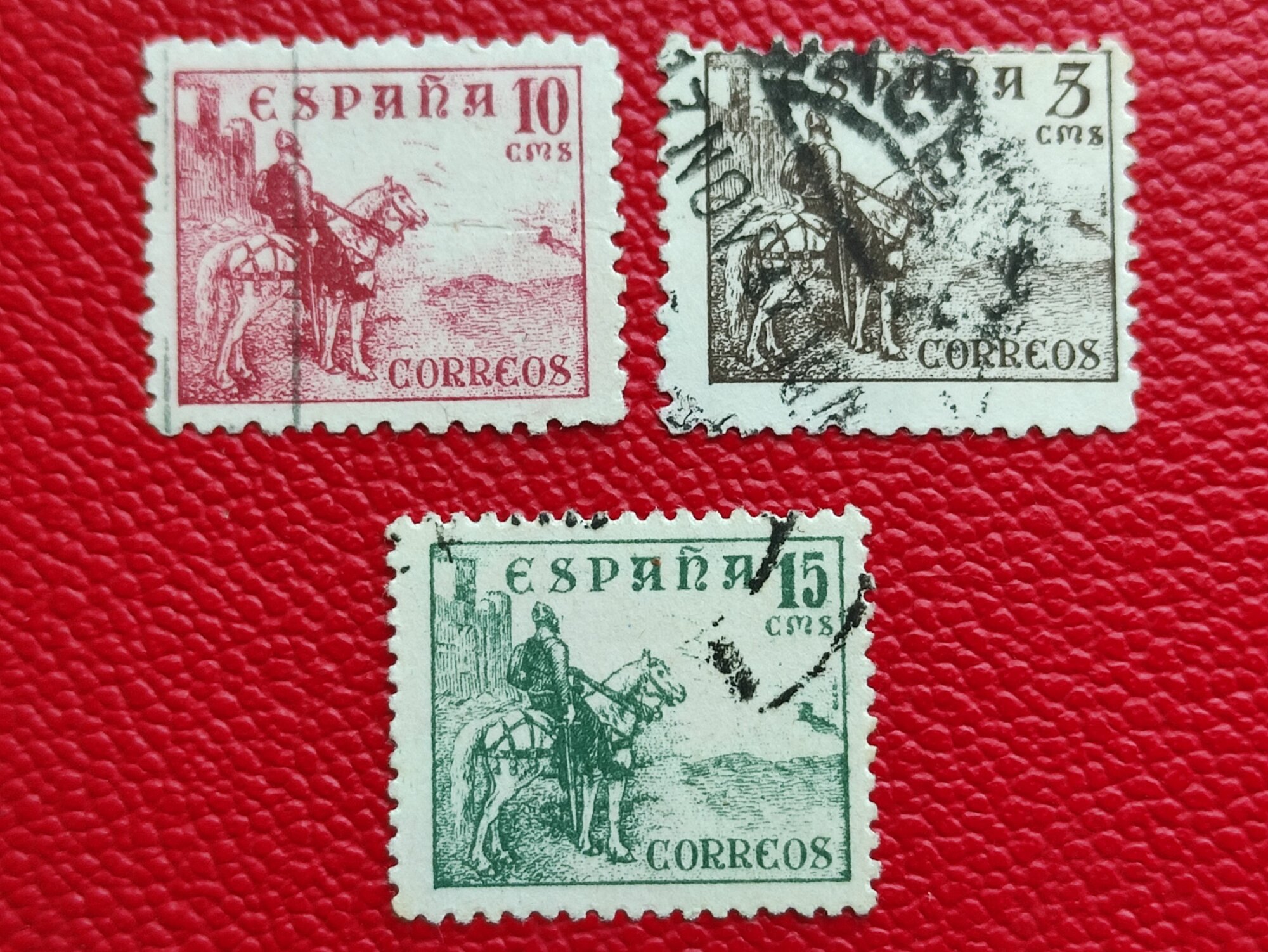 Марки Испания 1936. Герои Испании - Сид Кампеадор. См. фото. Редкость