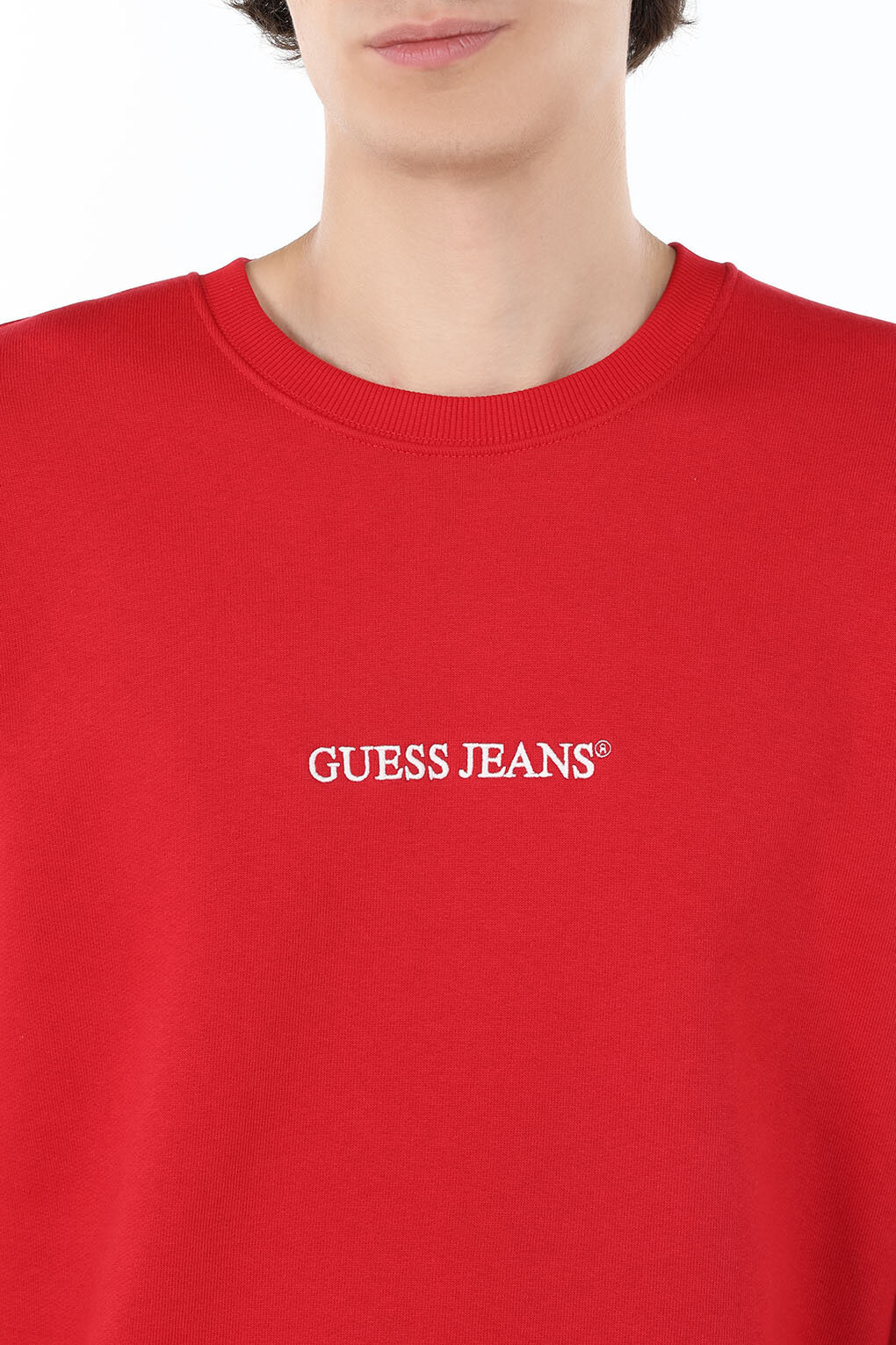 Толстовка GUESS JEANS, размер S, , красный — фото 1