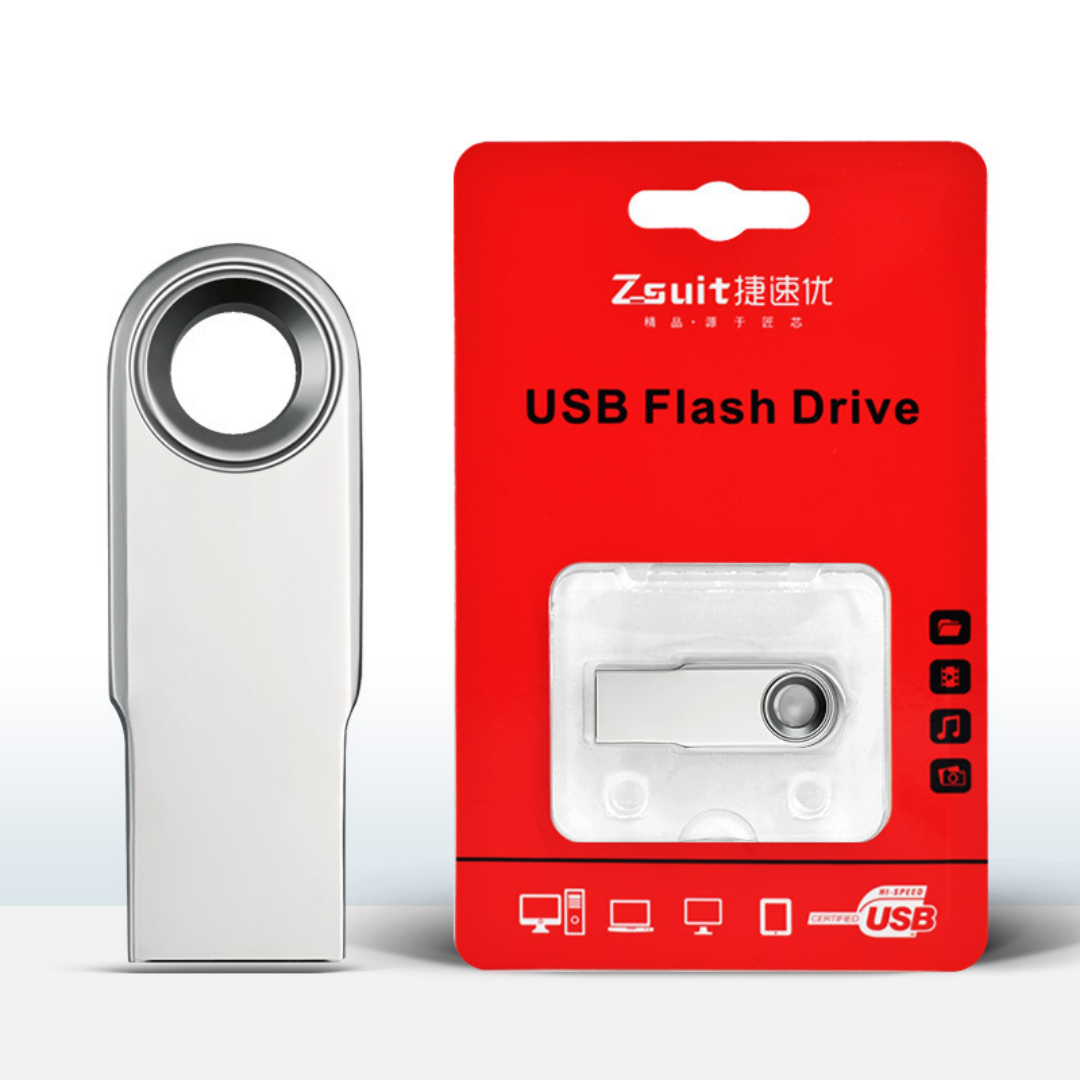 Большая емкость, высокоскоростная USB флешка для гравировки, бизнес-автомобиль, USB флеш-накопитель (Серебряный , 32 ГБ)