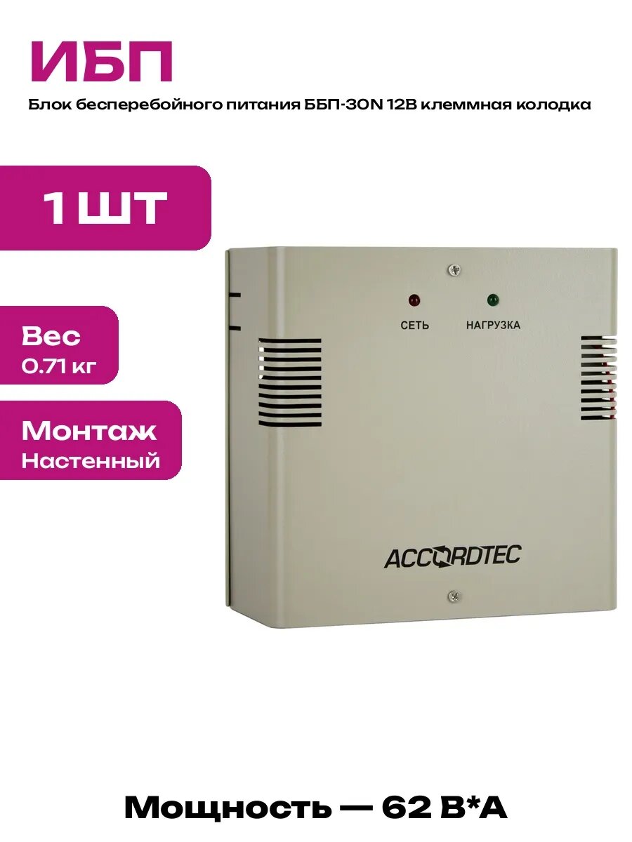 Источник бесперебойного питания 3А с местом под акб корпус