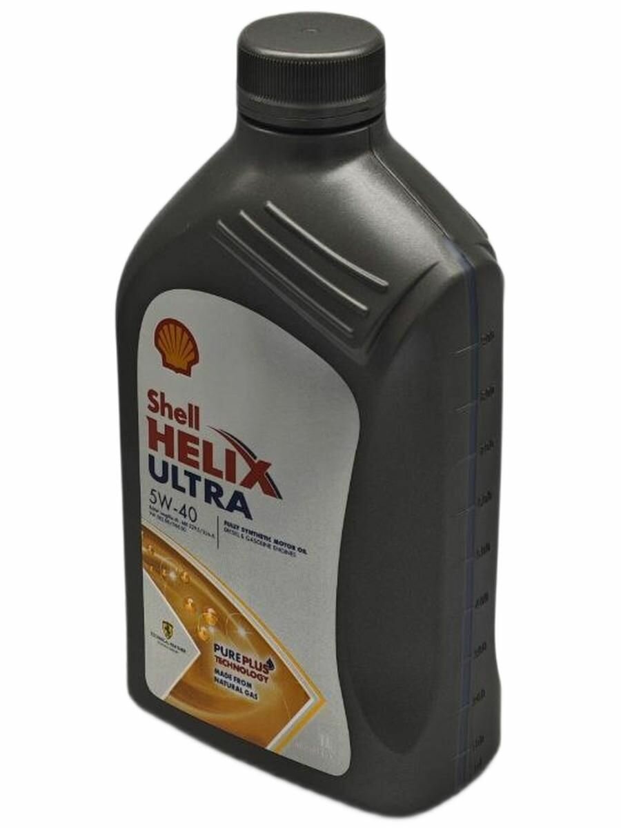 Shell Shell Helix Ultra 5W-40 5W-40 Масло моторное, Синтетическое, 4 л синтетика 4л для двигателя