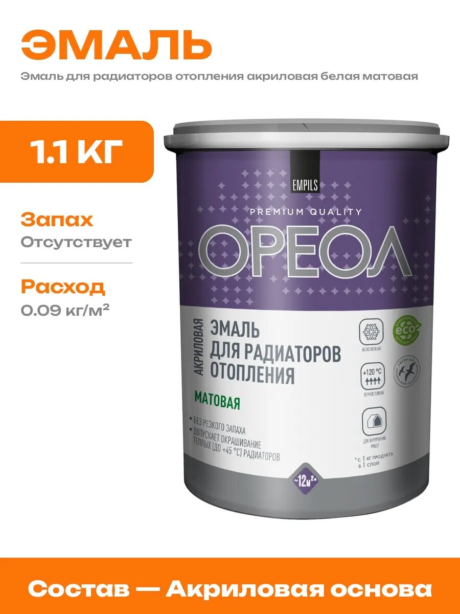 Матовая краска для радиаторов отопления белая термостойкая