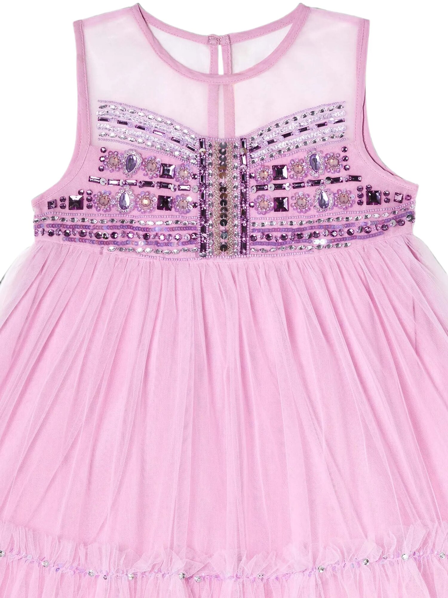 Платье Tutu du Monde Tulle dress, размер 128-134, кораллово-розовый — фото 1