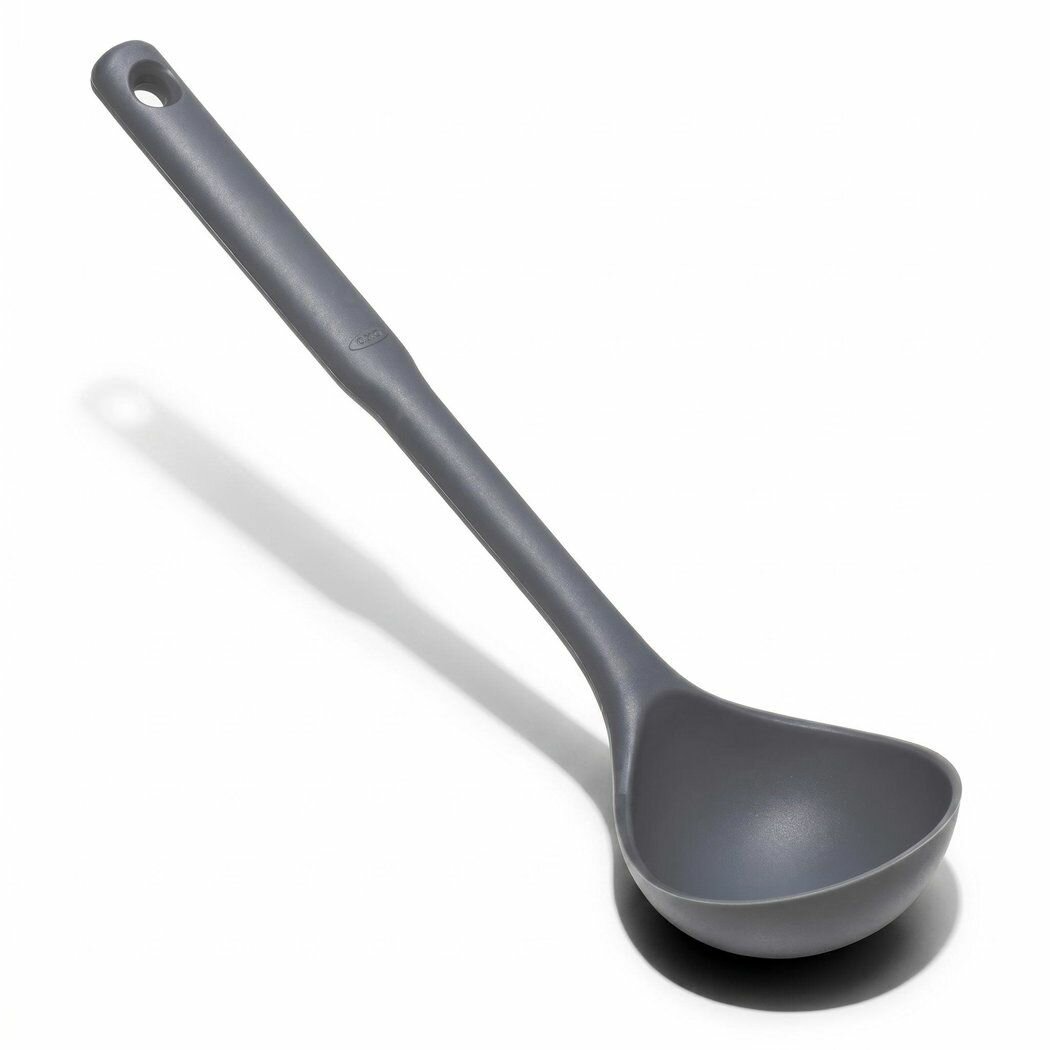 Половник OXO Good Grips - силиконовый, длина 34 см, цвет темно-серый, О-11282200