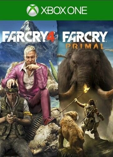 Игра Far Cry 4 + Far Cry Primal (Xbox One/Series) (Русская версия) (Box)