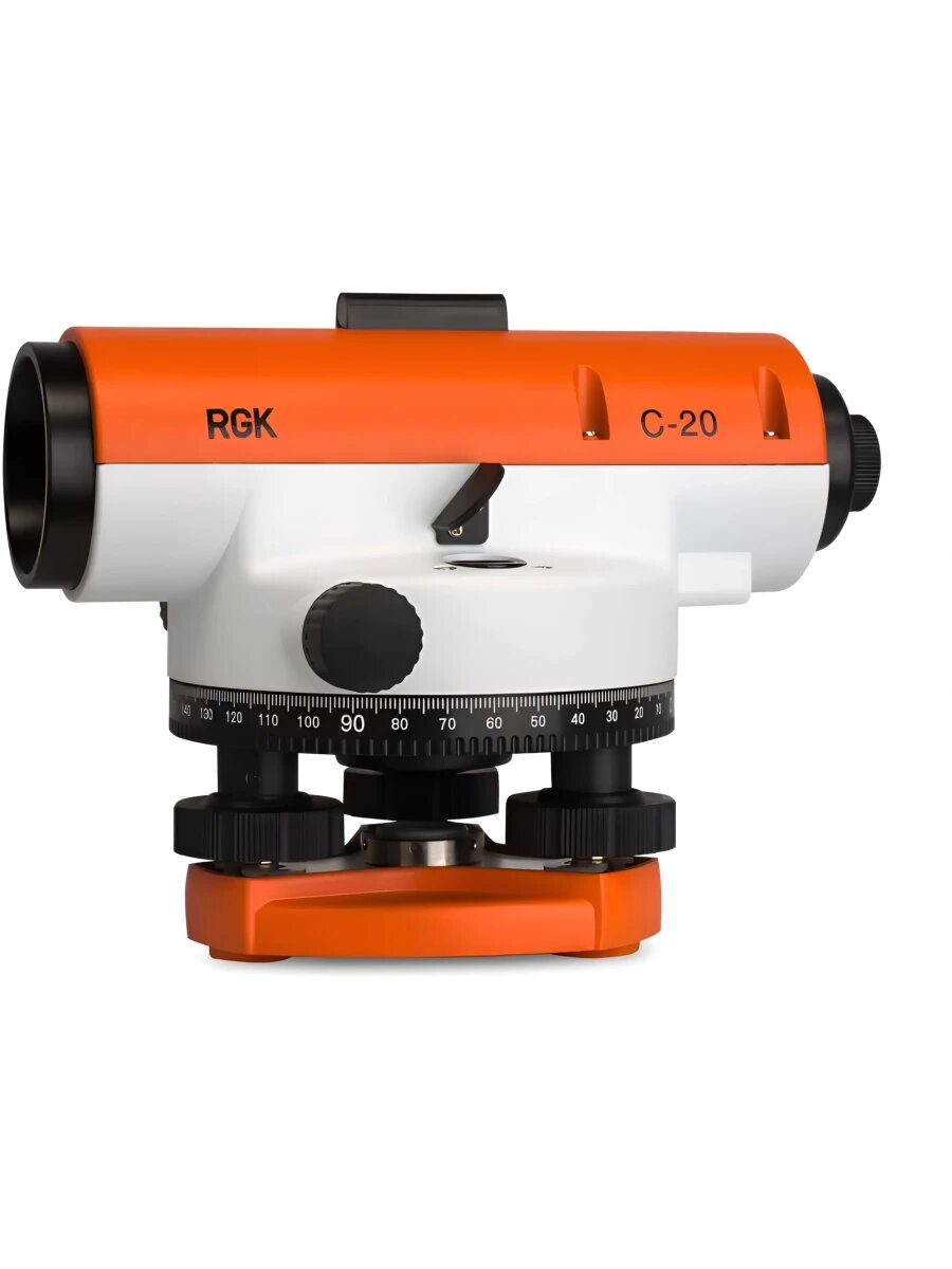 Оптический нивелир RGK C-20, поверка, 5/8", защита IP6X, погрешность 2мм, от -20° до +50°