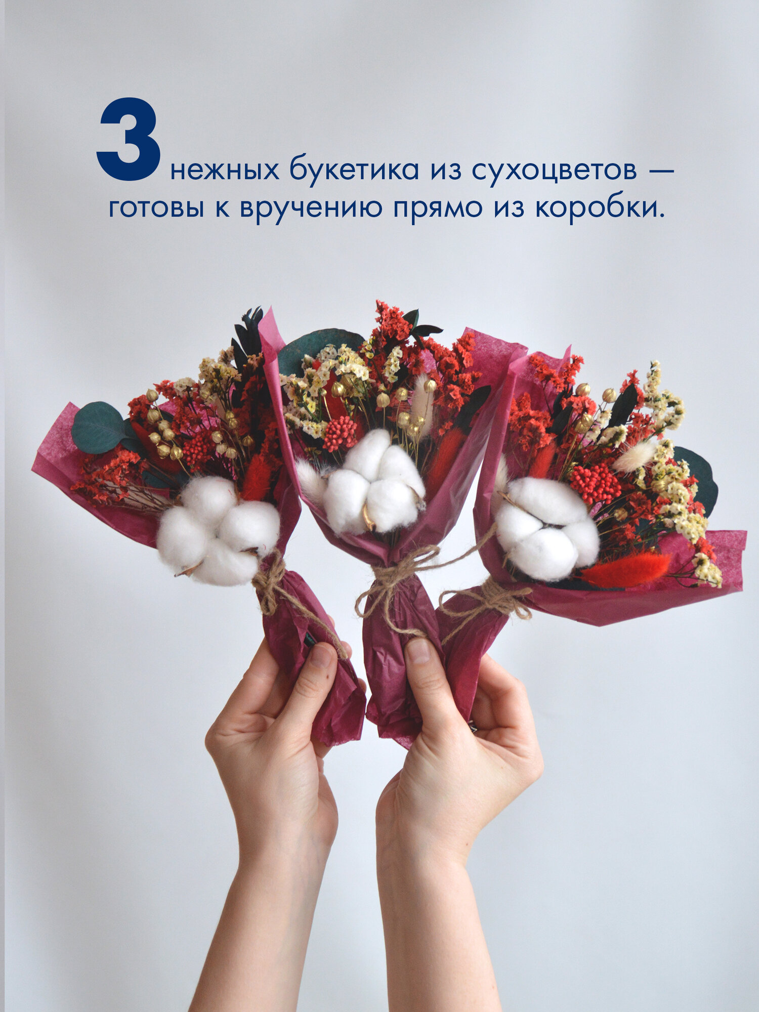 Сухоцветы для декора — фото 1