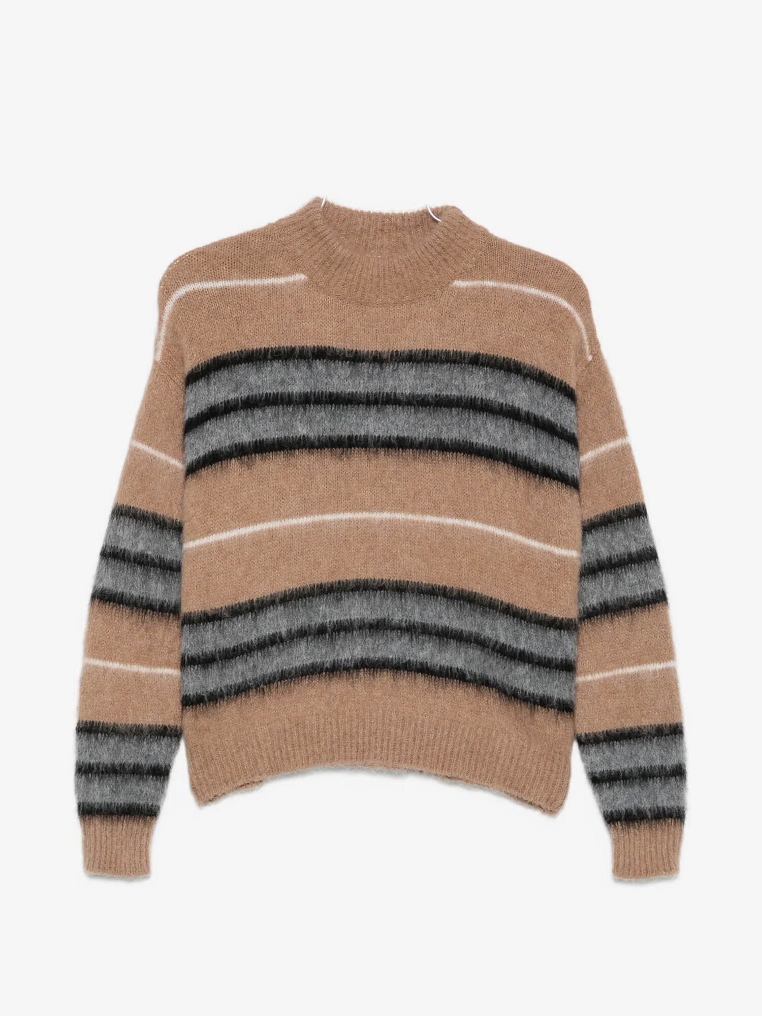 Свитер iBlues Striped high-neck sweater