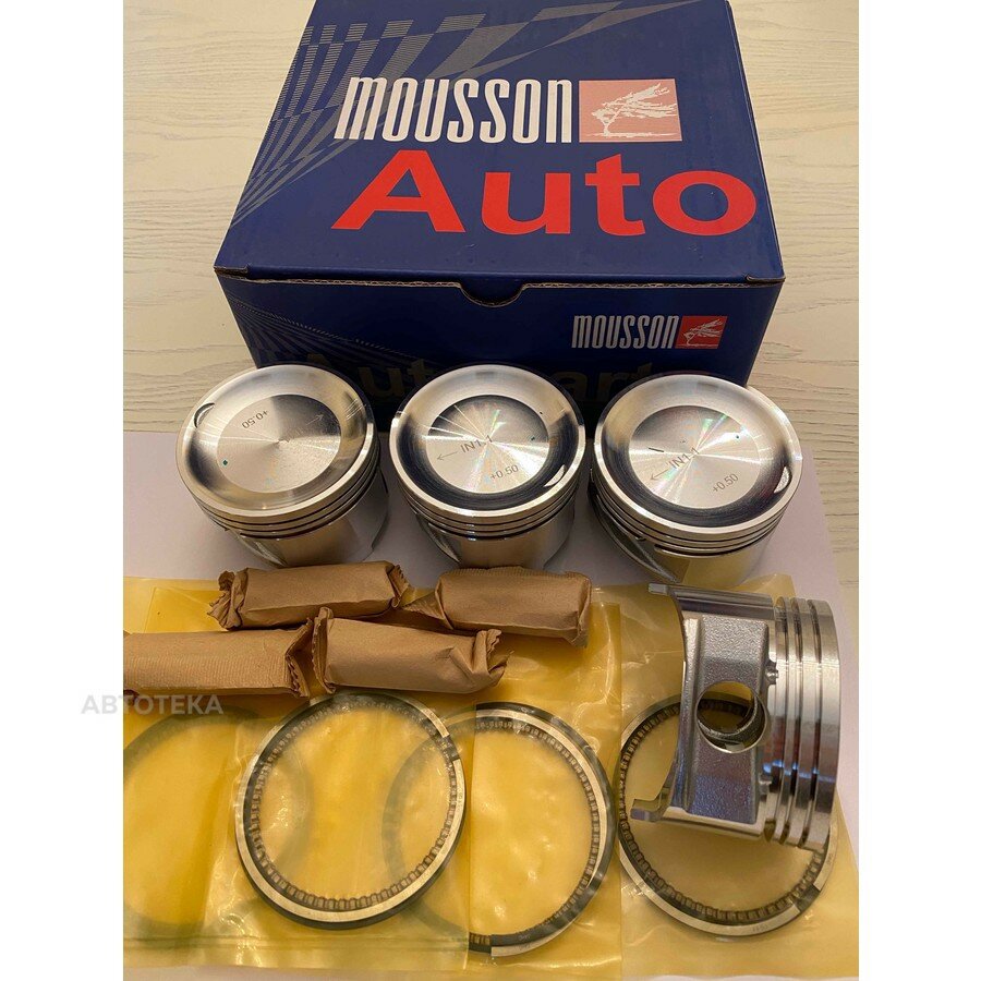 Поршень комплект HYUNDAI/KIA с кольцами (+0.50) G4HG MOUSSON SPRG4HG050