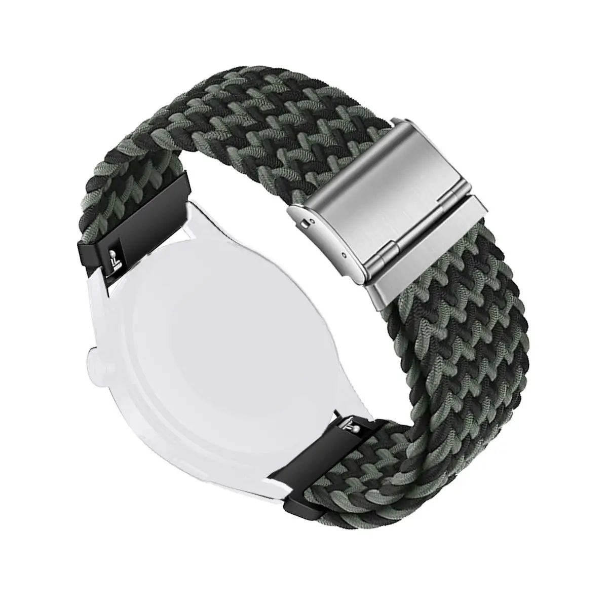 18/20/22 мм подходит для Samsung watch7 плетеный ремешок металлическая разъемная пряжка петля-резинка
