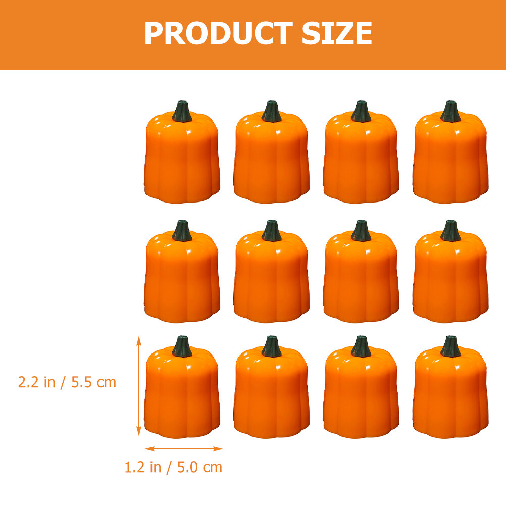 12 Штук Оригинальные Фонарики В Forme тыквы для Halloween Освещение Декор 5 5X5Cm