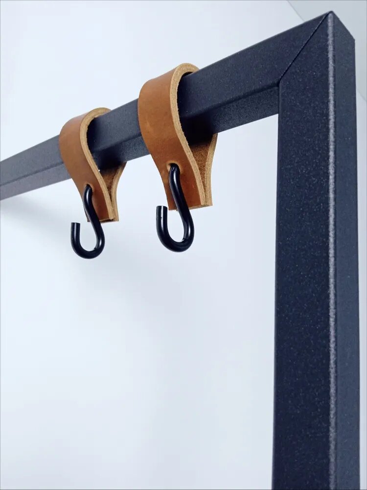Комплект крючков на кожаных петлях 6 штук MONO furniture