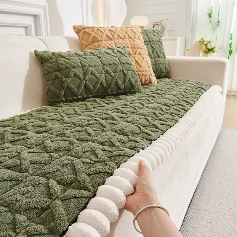 Q Taffeta Зеленый 30x50 см Подушка - Мягкий Флисовый Чехол