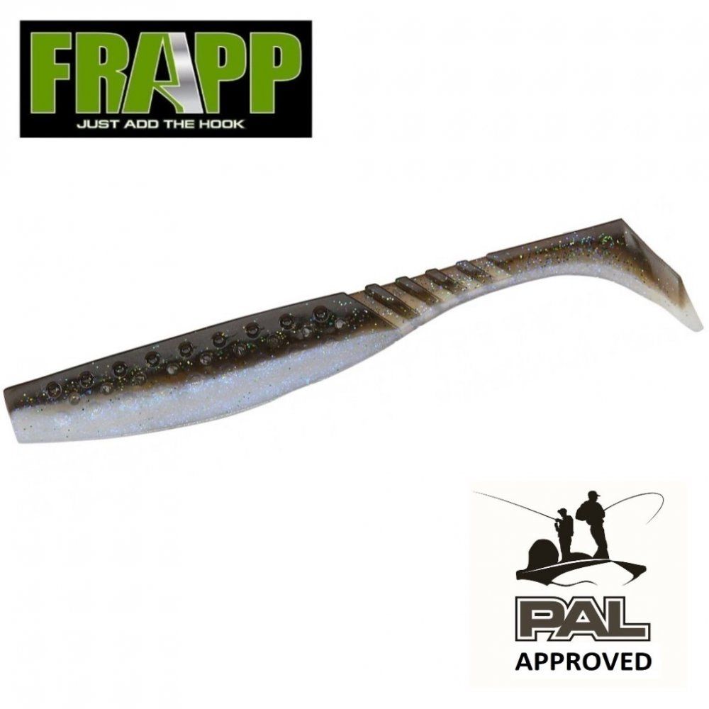 Приманка силиконовая Frapp Funky Shad 5" цв. #30 (4шт) / Виброхвост Фрапп на судака щуку