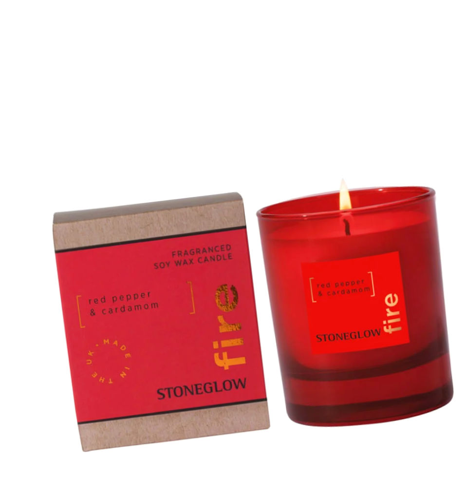 Stoneglow Red Pepper and Cardamom свеча 180 гр / Стоунглоу Красный Перец Кардамон