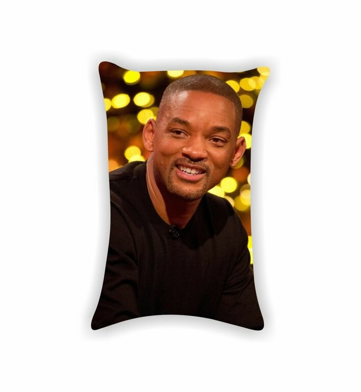 Подушка Уилл Смит, Will Smith №16, Картинка с двух сторон