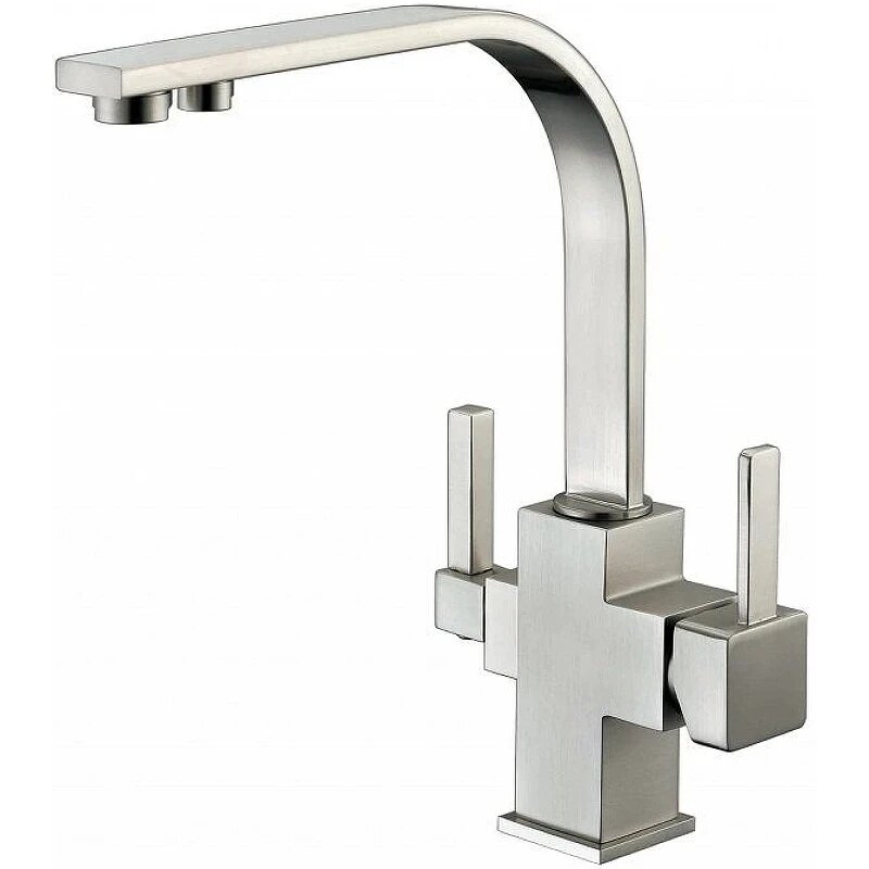 Смеситель для кухни ZorG Sanitary ZR332YFNICKEL