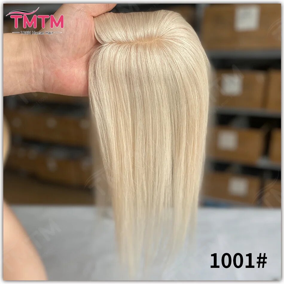 Топпер из натуральных волос Remy, Color 1001