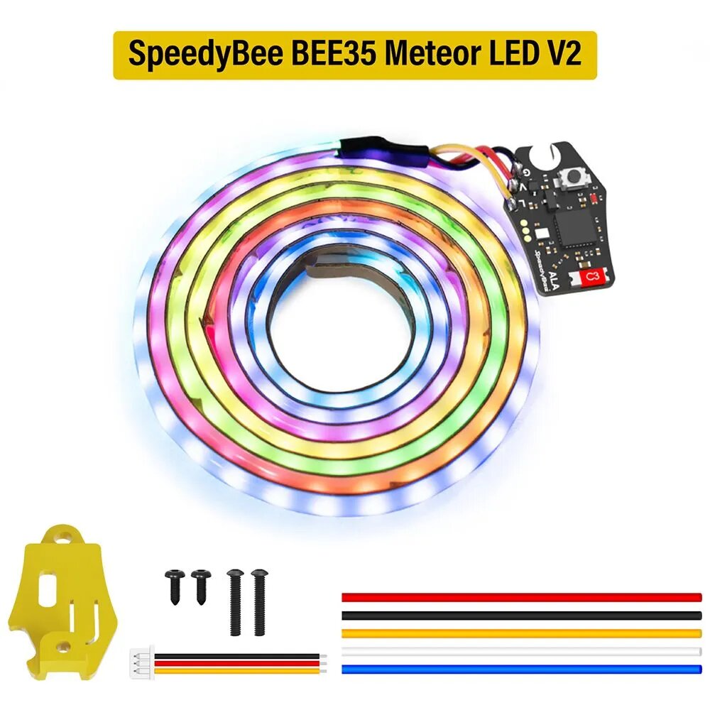 SpeedyBee Light Беспроводные светодиодные полосовые фонари Meteor Light с беспроводной настройкой управления полетом