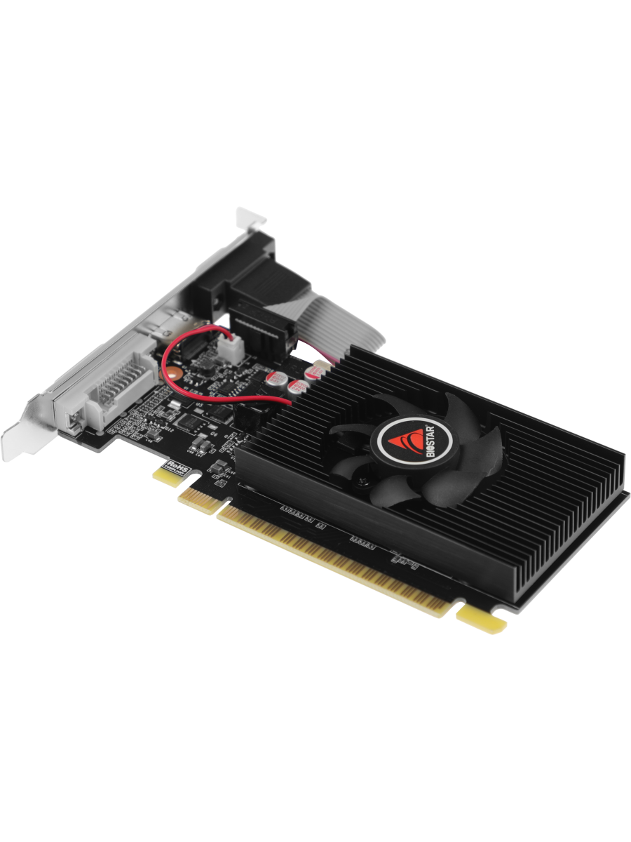 Видеокарта Biostar PCI-E 2.0 VN7103THX6 NV GT710 2Gb 64bit DDR3 954/1333 Ret low profile