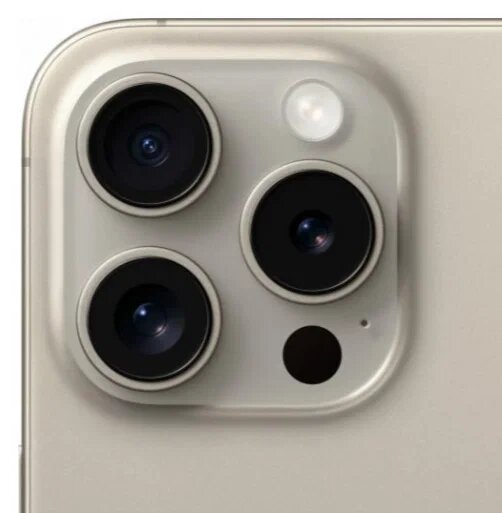 Смартфон iPhone 15 Pro 128GB (Natural Titanium/Натуральный титан) — фото 1