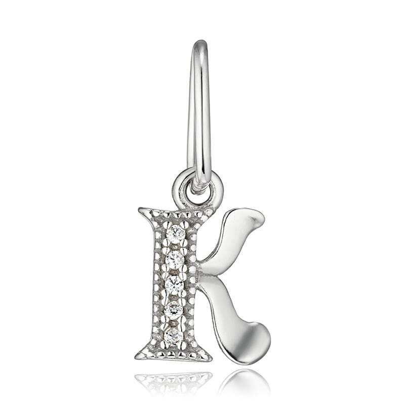 Подвеска, 925 проба, родирование, фианит
