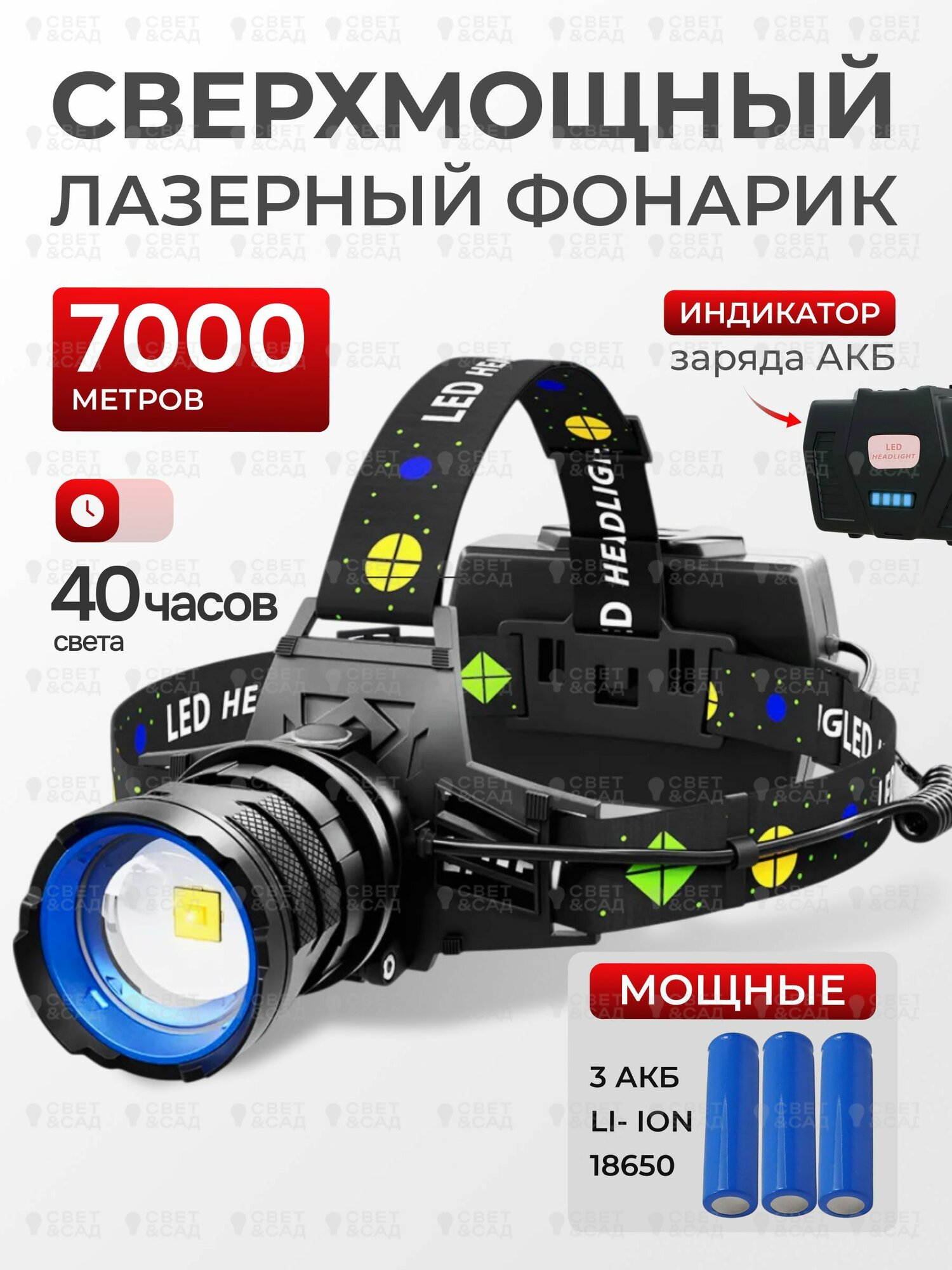 Налобный фонарь