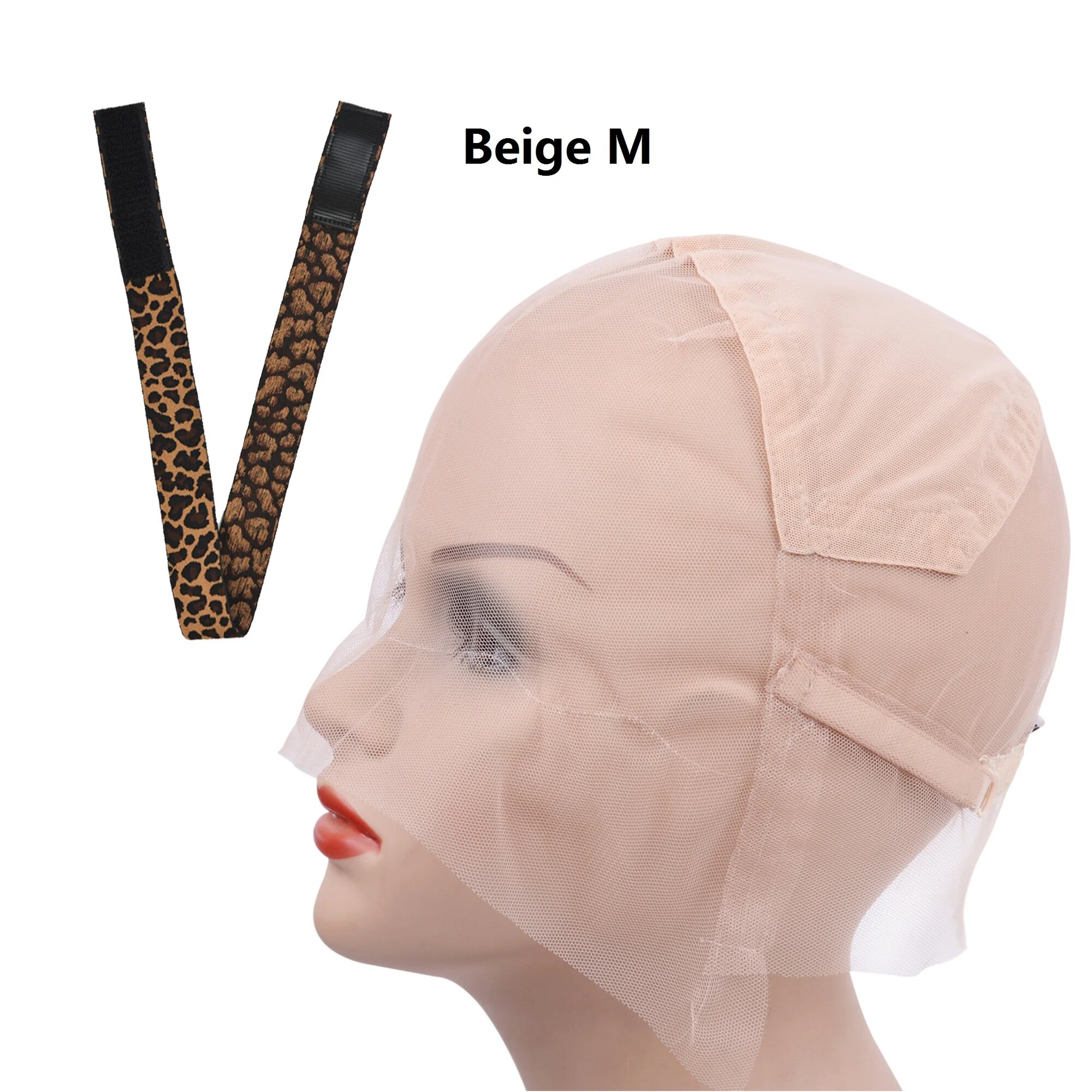 Кружевная шапочка для парика Beige M