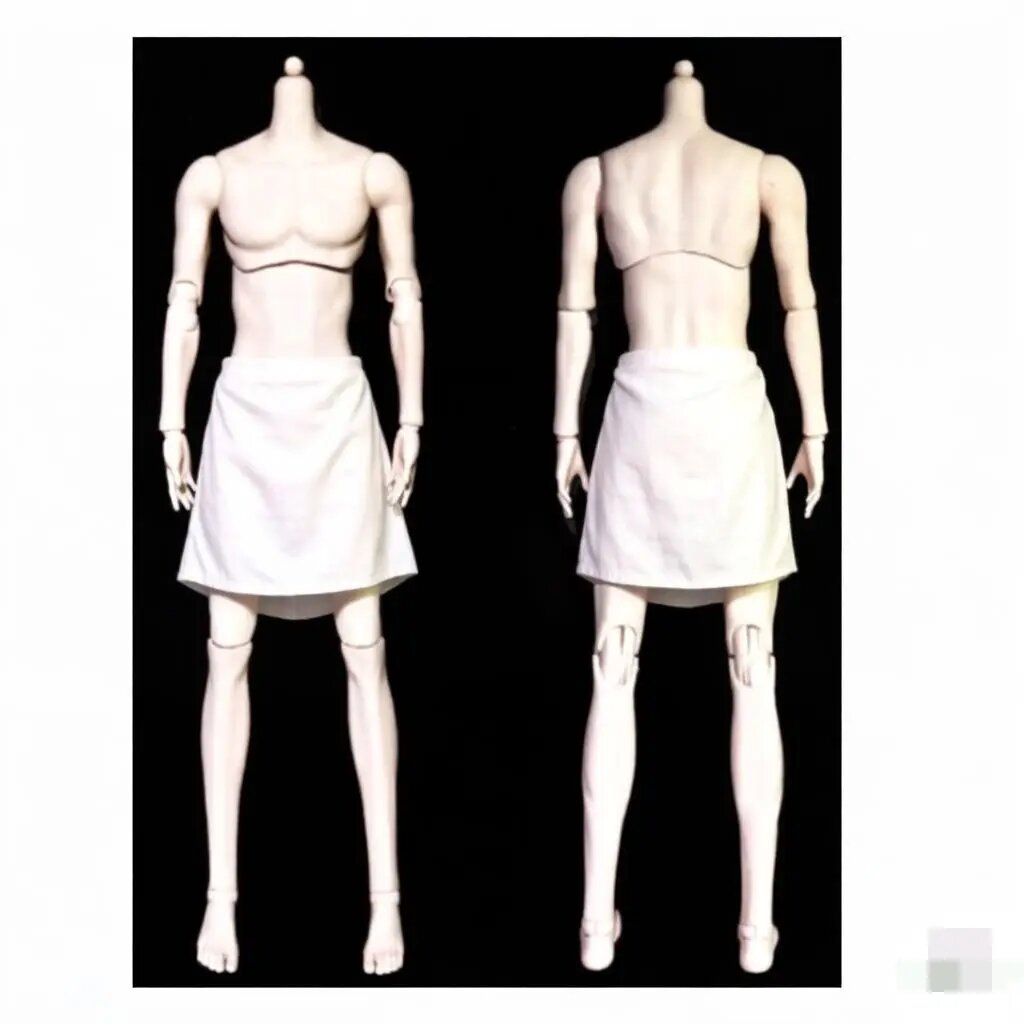 Zsksm Шарнирное пластиковое тело для куклы BJD 45 см мужской 1/4 BODY
