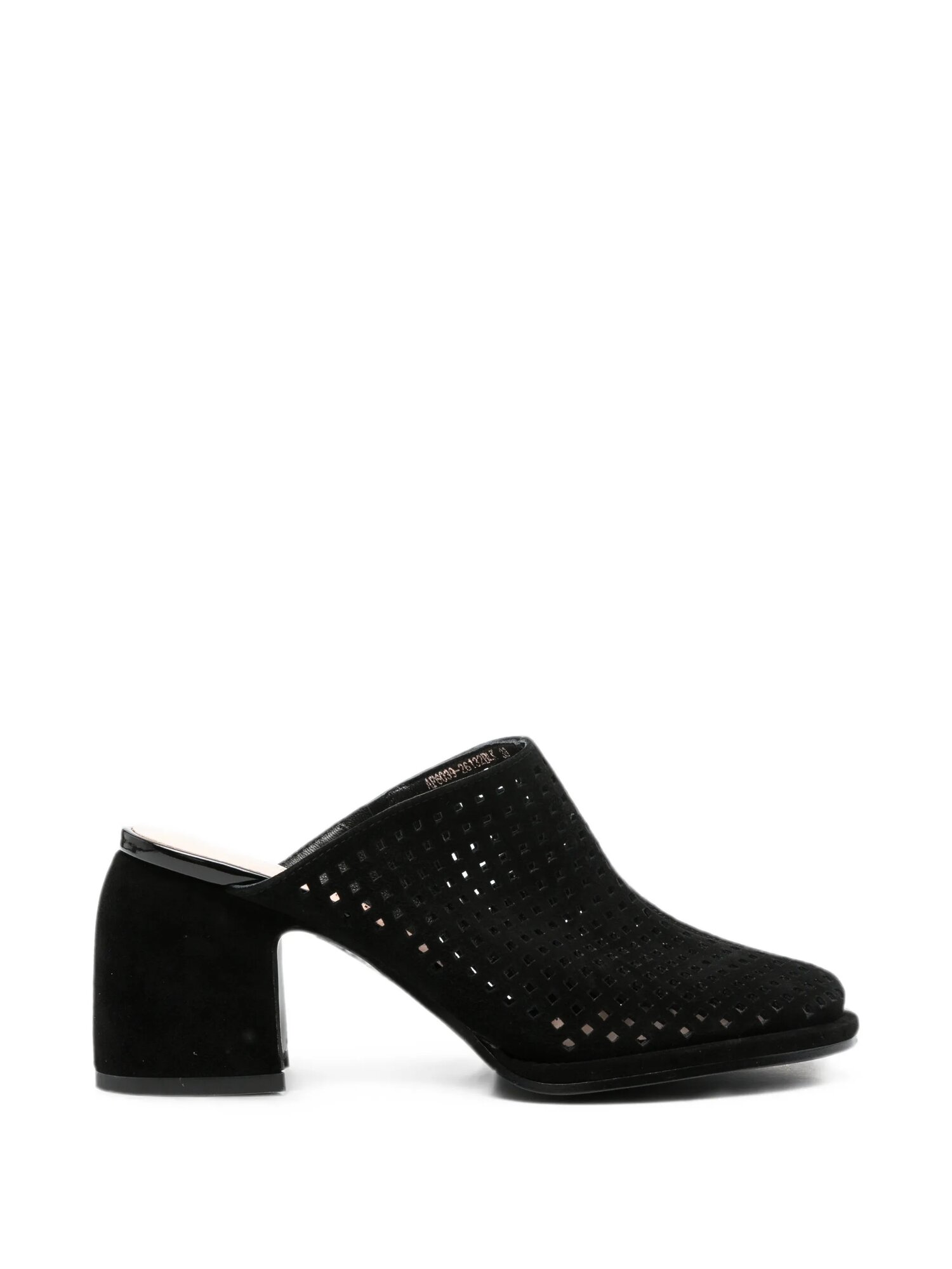 Мюли Perforated block-heel mules